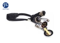 China Metal Plug 5 Pin Rear View Camera Cable Kits 2 Way 12-24V Customized Length for sale