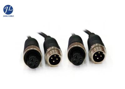 China 6.5M Security Camera Rear View Camera Cable Waterproof 4 Pin Aviation To Rca for sale