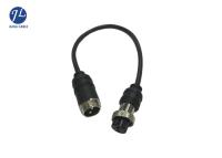 China IP67 GX16 Waterproof Multi Pin Rear View Camera Cable for sale