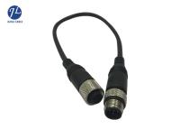 China Reverse Camera M12 Extension Cable 5 Pin Male To Female Connector 30CM Length for sale