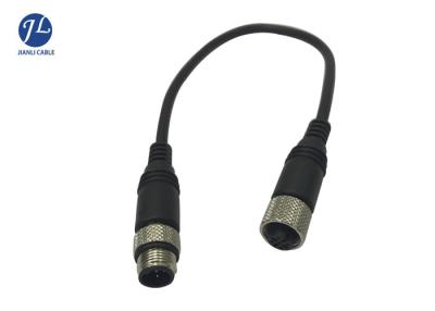 China Reverse Camera M12 Extension Cable 5 Pin Male To Female Connector 30CM Length for sale