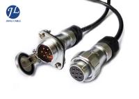 China 7 Pin Backup Camera Cable With 4 Pin Connector For Video Audio Signal Transmission for sale
