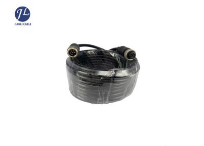 China Waterproof IP67 5 Pin Spiral Truck Rear View Camera Cable for sale