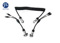 China IP68 Waterproof Car Backup Video Camera Cable For 2 Channels Camera Connection for sale