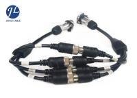 China Trailer 7 Pin Sprial Rear View Camera Cable To 4 Cameras Male To Female for sale
