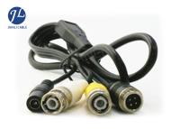 China 4 Pin Video Aviation Cable For Connect DC And BNC Cable For CCTV Security Camera for sale