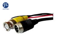 China 4 Pin Video Aviation Cable For Connect DC And BNC Cable For CCTV Security Camera for sale