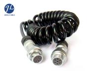 China Vehicle Rear View Camera Cable For 3 Channel Kits with 7 Pin Electrical Socket for sale