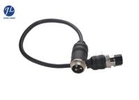 China Waterproof Rear View Camera System 3Pin Gx16 Aviation Male To Female Cable for sale