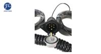 China 7 Pin Truck Trailer RV Reversing Camera Extension Cable With Electrical Socket for sale