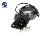 China 7 Pole Car Reverse Camera Cable / Audio Video Extension Cable With 1 Camera OD 5.0mm for sale