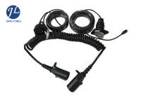 China 7 Pole Car Reverse Camera Cable / Audio Video Extension Cable With 1 Camera OD 5.0mm for sale