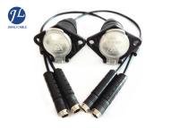 China Safe Lock Car Reverse Camera Cable with 7 Pin Plastic Core To 2 Cameras for sale