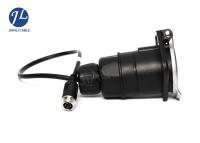 China Heavy Duty Vehicle 7 Pin Car Reverse Camera Cable 1 Way Audio Video Adapter for sale
