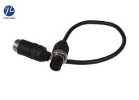 China OD 3.0mm 20mm Length 5 Pin GX16 Aviation Cable for sale