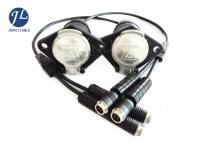 China Heavy Duty Car Reverse Camera Cable 4M 7 Pin With Two Channel Connection for sale