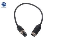 China Car Rear View Camera Aviation Cable 6 Pin With Male To Female GX16 Connector for sale