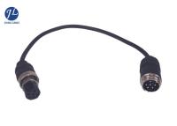 China Car Camera Monitoring Video Surveillance Cable With 6 Pin Female To Male Connector for sale