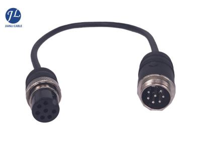 China IP68 GX16 7Pin Aviation Cable 10M Waterproof Backup Rearview Camera for sale