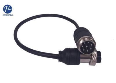 China GX16 8Pin Connector Aviation Cable For Vehicle Rear View System for sale