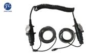 China Truck Trailer Coiled Electrical Cable , Rearview Camera Spiral Power Cable for sale