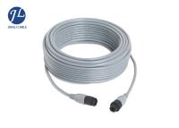 China PVC Material Backup Camera Extension Cable With 6 Pin Male And Female Mini Din Connector for sale