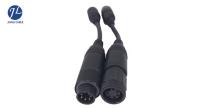 China Waterproof 6 Pin Coaxial Backup Camera Cable Connect 4 Pin Mini Din Cable for sale