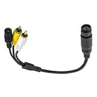 China Waterproof 6 Pin Coaxial Backup Camera Cable Connect 4 Pin Mini Din Cable for sale