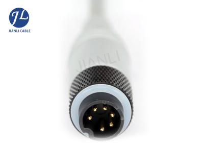 China Backup Camera Cable 5M Extension Wire with 6 Pin Connectors Male To Male 12-24V for sale