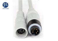China Backup Camera Cable 5M Extension Wire with 6 Pin Connectors Male To Male 12-24V for sale