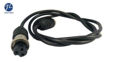China 1M GX16 Aviation Cable 3 Pin Male To Female For Car Camera Video for sale
