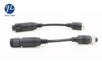 China Harness 6 Pin Auto Rear View Camera Cable , Mini Din Cable PVC Insulated Shielding for sale