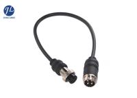 China Camera DV Male Aviation Plug 3M Vehicle Signal Mini Din Cable for sale
