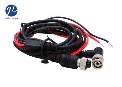 China 4 Pin Backup Camera Cable Extension With BNC Adapter For Taxi Camera System for sale
