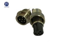 China GX12 Waterproof 6 Pin Aviation Cable Extension For Reversing Monitor Camera 20M for sale