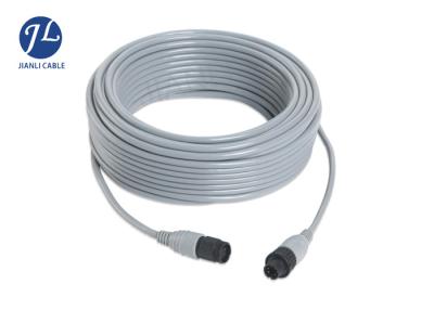 China Heat Resistance Waterproof 6 Pin Extension Cable For Car Rear View Camera System for sale