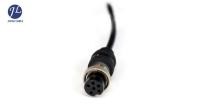 China Signal Transmission 6 Pin Gx16 Aviation Cable For Automotive Rear View Camera System for sale
