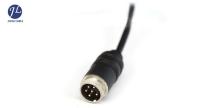 China Signal Transmission 6 Pin Gx16 Aviation Cable For Automotive Rear View Camera System for sale