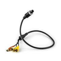 China 24V RCA Backup Camera Cable Connect 4 Pin Shielded For Power Video Audio for sale