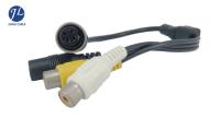 China Anti Aging 4 Pin Aviation Power Cable To RCA And DC Adapter For Car Backup Camera System for sale