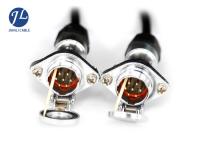 China Pvc Shielding 7 Pin To 2 Way Vision Systems Cable For Vehicle Cctv Safety System for sale