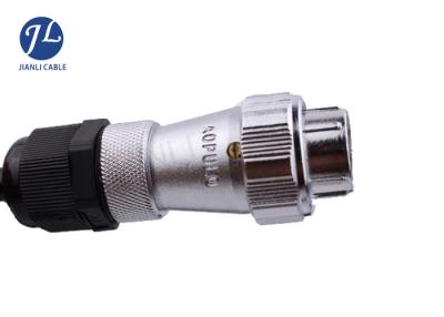 China Auto Truck Backup Vision Systems Cable 7 Pin For 3 Video Audio Extension 4M for sale