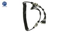 China Pure Copper Trailer Extension Cable 4 Channels For Backup Camera Monitor / Vision Systems for sale