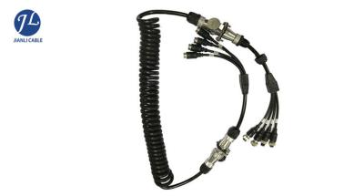 China Pure Copper Trailer Extension Cable 4 Channels For Backup Camera Monitor / Vision Systems for sale