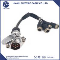 China Pure Copper Trailer Extension Cable 4 Channels For Backup Camera Monitor / Vision Systems for sale