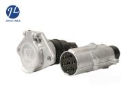 China 15 Feets PU Material Vehicle Vision Systems Cable With 7 Pin Trailer Socket for sale