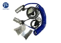 China 15 Feets PU Material Vehicle Vision Systems Cable With 7 Pin Trailer Socket for sale