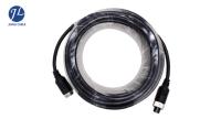 China PVC 4 Pin GX12 Reversing Camera Extension Cable , Security Camera Video Cable for sale