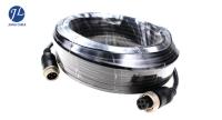 China PVC 4 Pin GX12 Reversing Camera Extension Cable , Security Camera Video Cable for sale