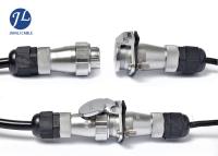 China PU 7 Pin Rearview Car Camera Cable Female To Female For 2 Cameras Connection for sale